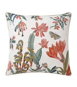 YVES DELORME Ezio Square Cushion Cover - White