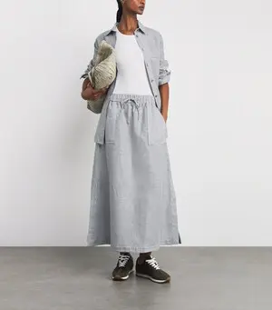 Max Mara Striped Maxi Skirt
