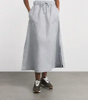 Max Mara Striped Maxi Skirt