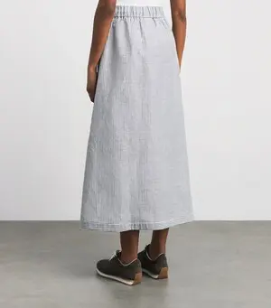 Max Mara Striped Maxi Skirt