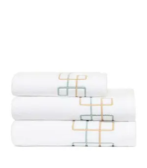 YVES DELORME Villa Hand Towel - White