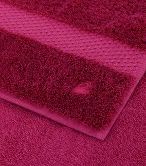 YVES DELORME Toile Hand Towel - Pink