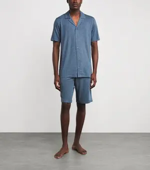 Hanro Casuals Lounge Shorts - Blue