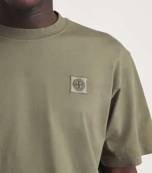 Stone Island Organic Cotton Logo T-shirt - Green