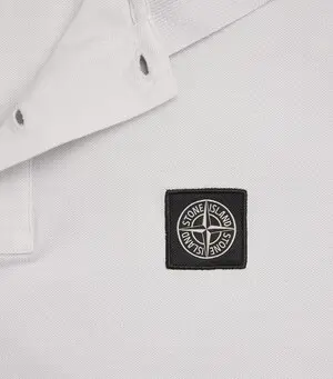 Stone Island Stretch Organic Cotton Polo Shirt - Blue