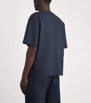 Stone Island Organic Cotton Logo T-shirt - Navy