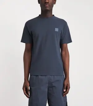 Stone Island Organic Cotton Ghost T-shirt - Blue