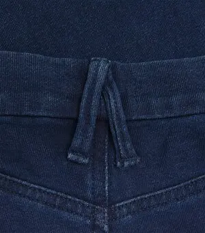 Good American Cropped Jeanius Palazzo Trousers