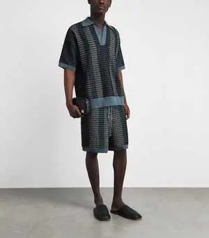 Amiri Jacquard Stripe Sweatshorts