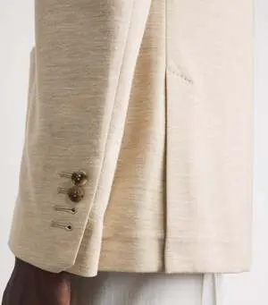 BRETT JOHNSON Virgin Wool-silk-linen Blazer