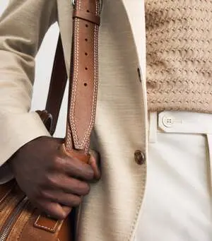 BRETT JOHNSON Virgin Wool-silk-linen Blazer