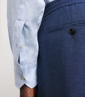 BRETT JOHNSON Linen Shirt