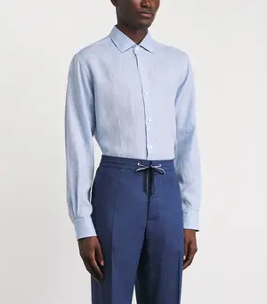 BRETT JOHNSON Linen Shirt