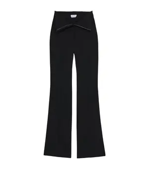 Alexander Mcqueen Textured Pants For Women