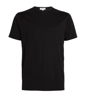 Sunspel Supima Cotton Classic T-shirt - Black