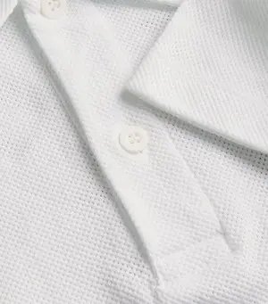 Sunspel Supima Cotton Riviera Polo Shirt - White