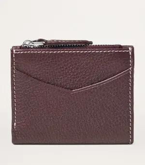 ASPINAL OF LONDON Leather Hudson Coin And Card Holder - Red