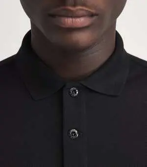 Stone Island Organic Cotton Ghost Polo Shirt - Black