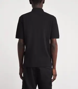Stone Island Organic Cotton Ghost Polo Shirt - Black