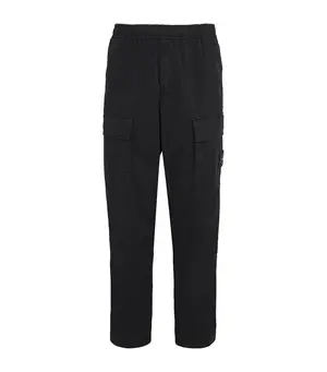 Stone Island Stretch Organic Cotton Cargo Trousers - Black