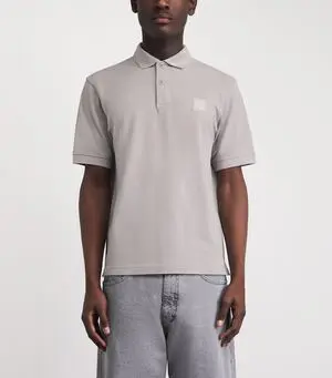 Stone Island Organic Cotton Ghost Polo Shirt - Grey