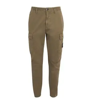 Stone Island Stretch Organic Cotton Cargo Trousers
