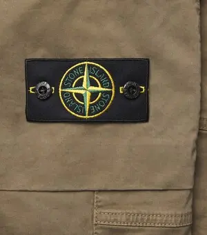 Stone Island Stretch Organic Cotton Cargo Trousers