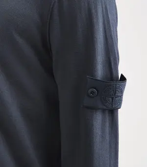 Stone Island Virgin Wool Ghost Sweater - Blue