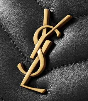 Saint Laurent Lambskin Loulou Camera Bag - Black