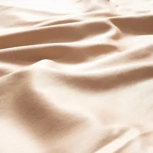 ZSA ZSA ZSU Solid Cotton Sateen 300 Thread Count Flat Sheet - Cream