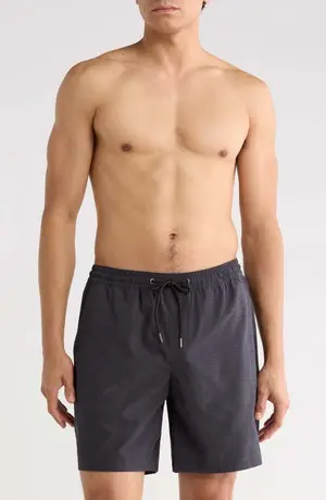 Nordstrom 7-inch Volley Swim Shorts - Black