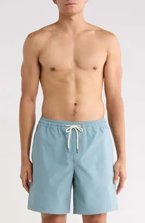 Nordstrom 7-inch Volley Swim Shorts - Blue Spruce