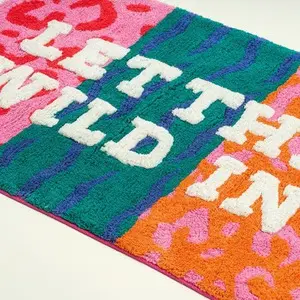 ZSA ZSA ZSU Punjab Tasseled 100% Cotton Bath Mat 24x35 In Wild