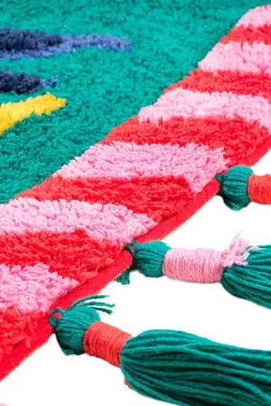 ZSA ZSA ZSU Punjab 100% Cotton Bath Mat 20 X27
