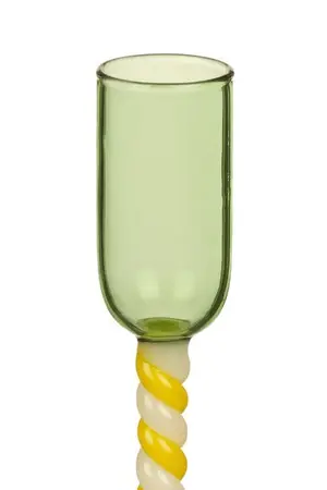 ZSA ZSA ZSU Henan Borosilicate Glass Candlestick 2 Pcs Set