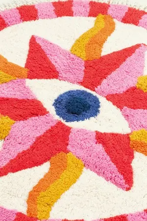 ZSA ZSA ZSU Punjab 100% Cotton Bath Mat 28 In Eye