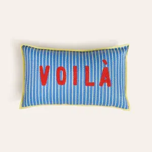ZSA ZSA ZSU Rajpath Embroidery Polypropylene Cushion 12x20