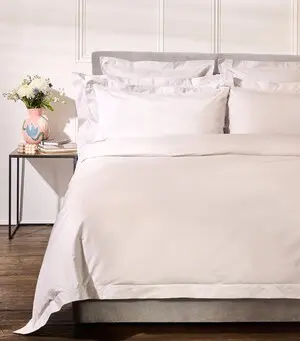 Harrods Chester Super King Fitted Sheet - Grey
