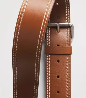 Dries Van Noten Leather And Suede Duffle Bag - Brown