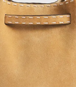 Tory Burch Small Suede Romy Bucket Bag