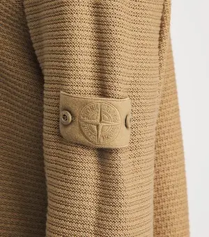 Stone Island Cotton-cashmere Ghost Sweater - Beige