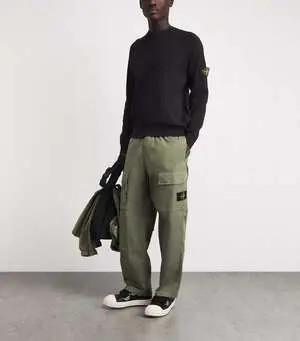 Stone Island Organic Cotton Raglan Sleeve Sweater