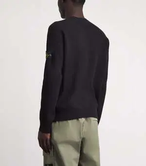 Stone Island Organic Cotton Raglan Sleeve Sweater