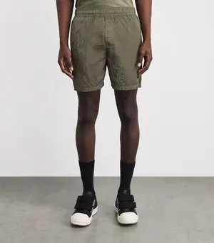Stone Island Recycled Logo Swim Shorts - Green