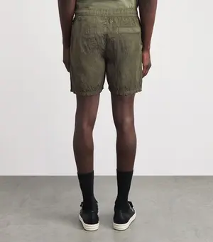 Stone Island Recycled Logo Swim Shorts - Green