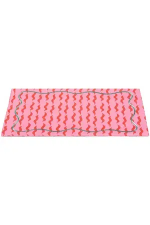 ZSA ZSA ZSU Nilufer Digital Printed Embroidered 100% Cotton Placemat 14x20