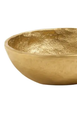ZSA ZSA ZSU Lotus Brass Decorative Object Set 2 Pcs Set