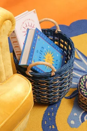 ZSA ZSA ZSU Java Round Rattan Basket 15