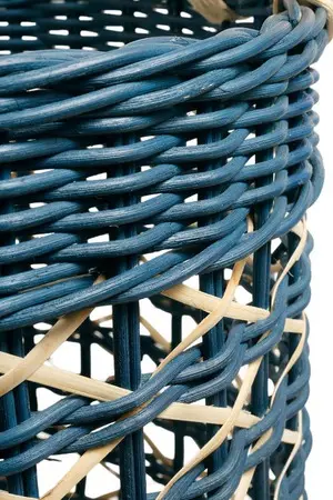ZSA ZSA ZSU Java Round Rattan Basket 15
