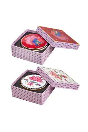ZSA ZSA ZSU Shekou Porcelain Decorative Object 2 Pcs Box Set